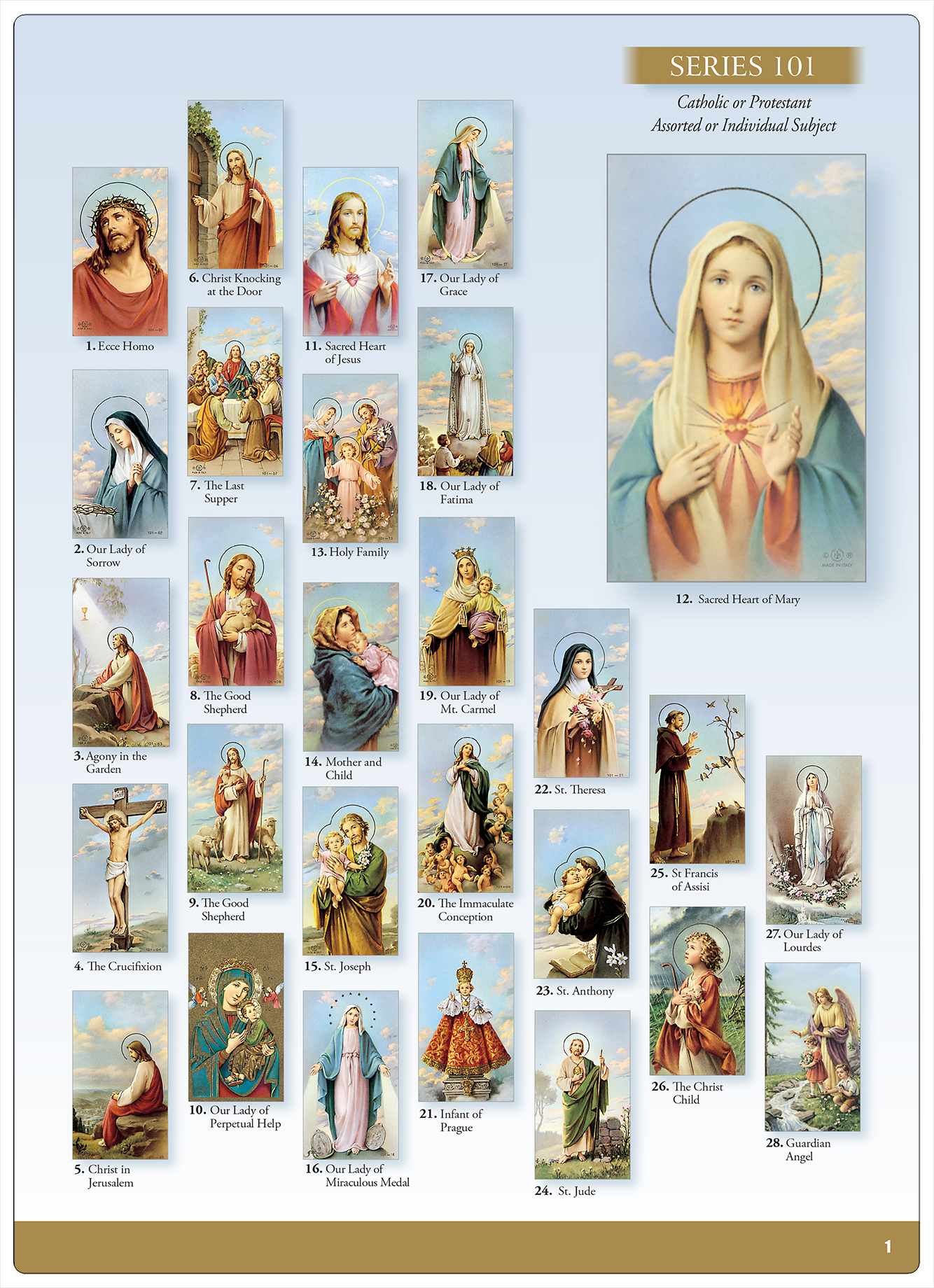 Prayer Cards - Abigal Press